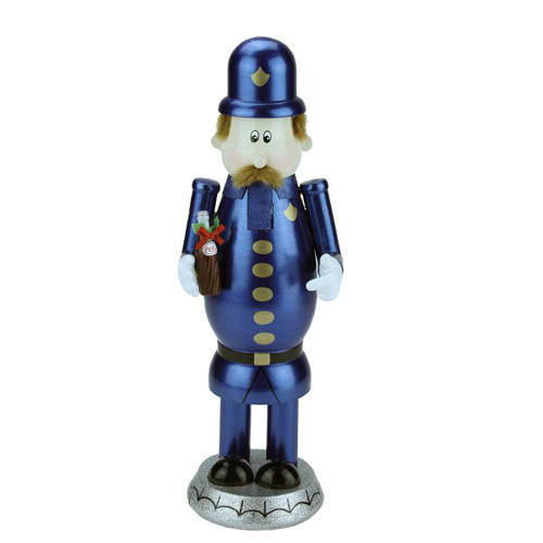 12" Blue & Gold Pepsi Pete Christmas Nutcracker | Christmas Central