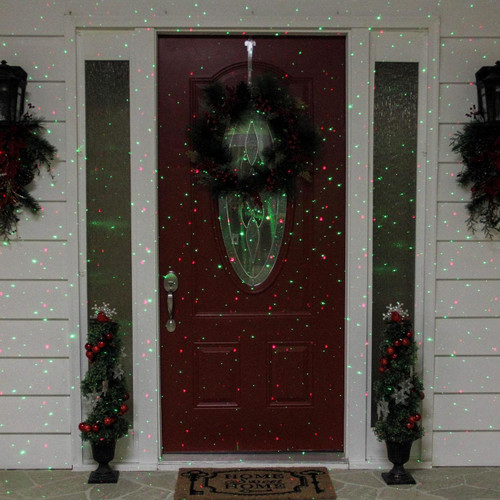 Outdoor Static Red & Green Christmas Laser Dot Light Projector ...