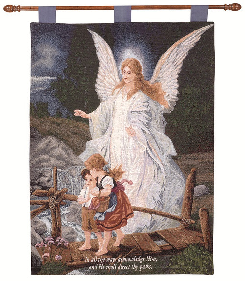 Direct Thy Paths Tapestry Wall Hanging - 26" x 36" | Christmas Central