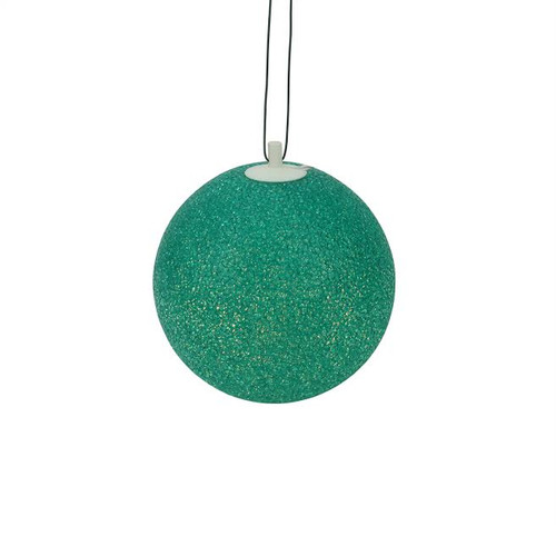 7" Green Lighted Twinkling Patio Christmas Hanging Decoration ...