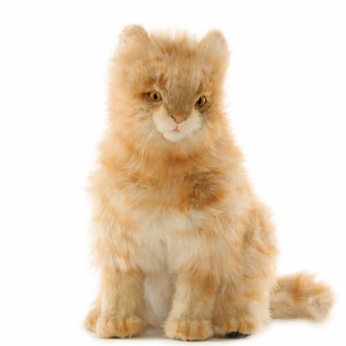 Pack of 2 Life-like Handcrafted Extra Soft Plush Tan Calico Cat Stuffed ...