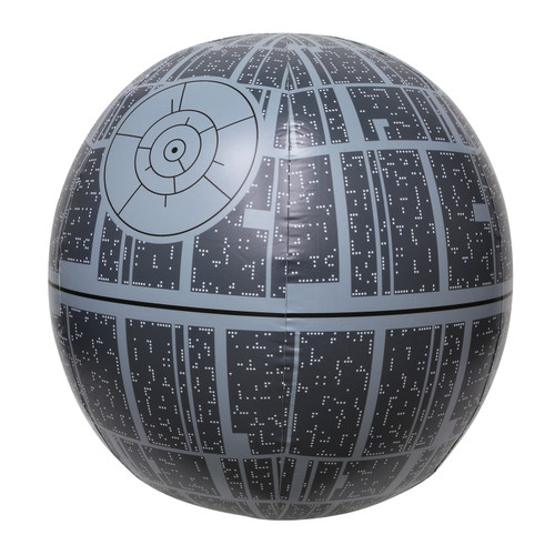 31" Black Star Wars Death Star XXL Light Up Inflatable Beach Ball ...