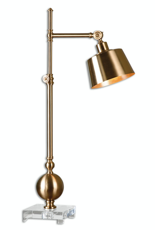Task Desk Lamp with Pivoting Adjustable Shade - 34" - Brass | Christmas ...