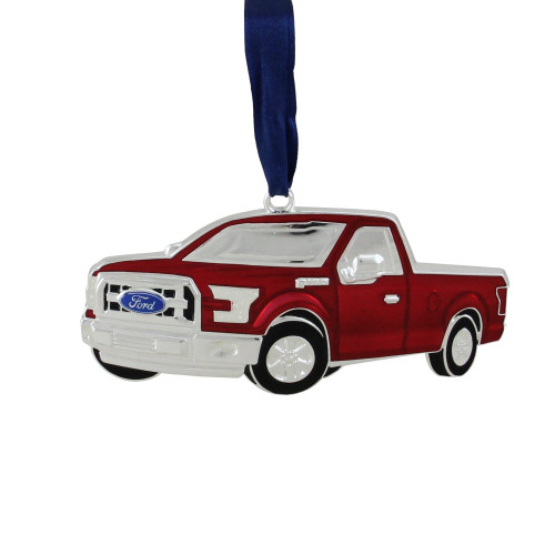 Ford F-150 Pick Up Truck Christmas Ornament - 4" - Red & Blue ...