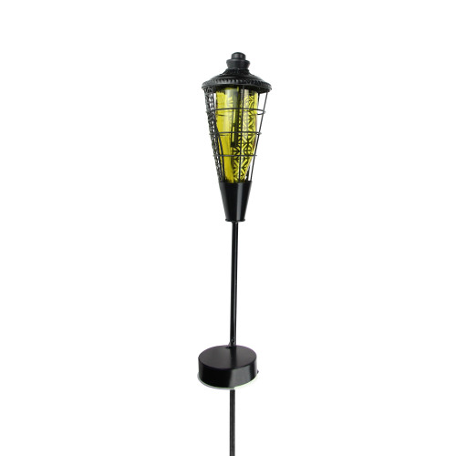 38.5" Yellow & Brown Lighted Water Vapor LED Flame Torch | Christmas ...