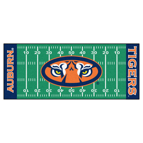 NCAA Auburn University Tigers Football Field Runner Mat Area Rug ...
