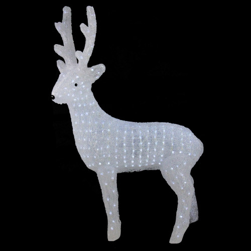 41" Lighted Commercial Grade Acrylic Reindeer Christmas Display ...