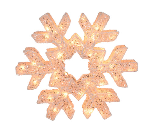 24" LED Lighted Snowflake Christmas Decoration | Christmas Central
