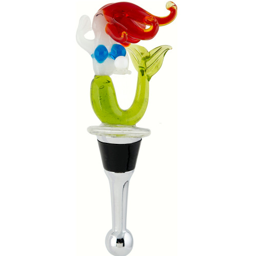 5" Multi-Color Mermaid Coastal Collection Bottle Stopper | Christmas ...