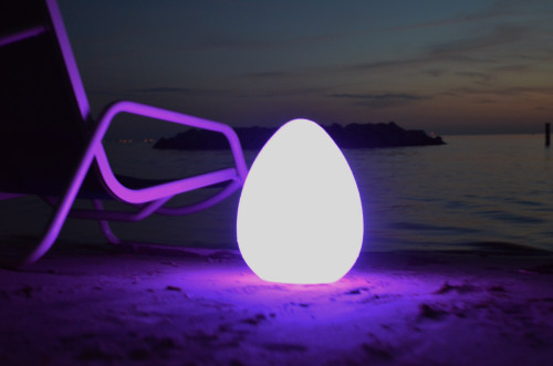 12" Genesis Remote Controlled Portable LED Illuminated Color Changing ...