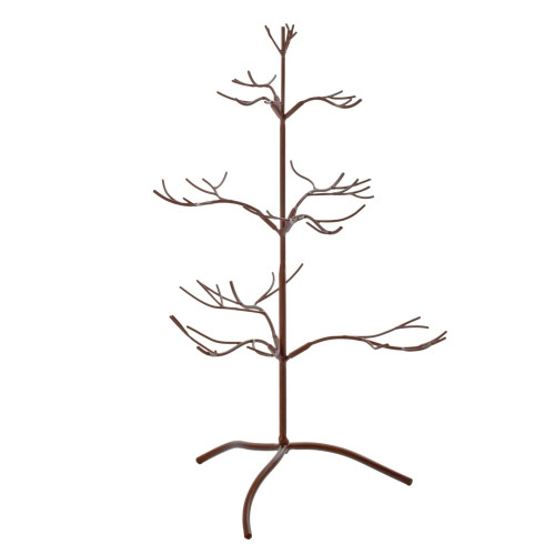 25" Brown Mahogany Ornamental Artificial Tree - Unlit | Christmas Central