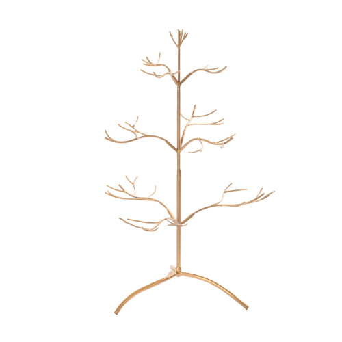 25" Jewelry Storage Twig Tree Decorative Tiered Organizer - Gold ...
