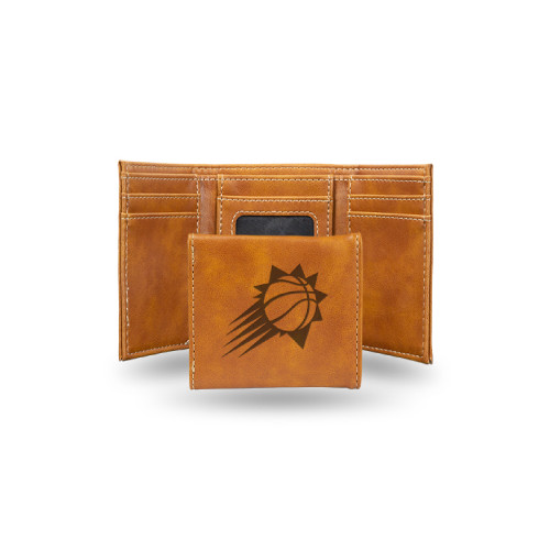 4" Brown NBA Phoenix Suns Rectangular Trifold Wallet | Christmas Central