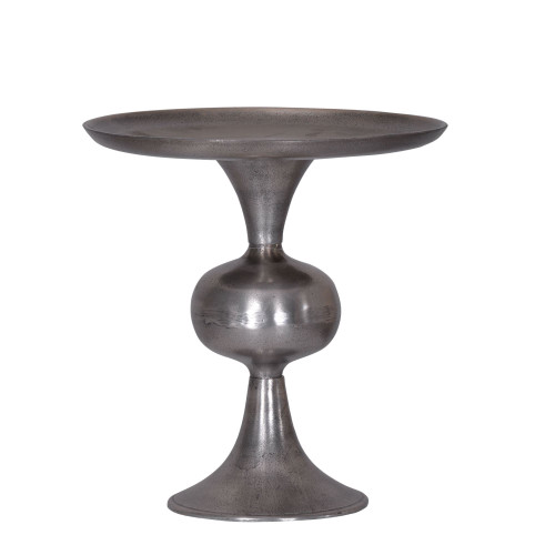 14" Metallic Silver Classic Vintage Cake Plate | Christmas Central