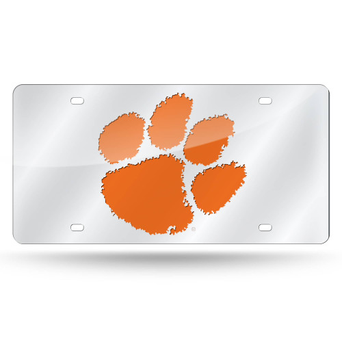 6" x 12" Orange & Silver Colored College Clemson Tigers Tag | Christmas ...