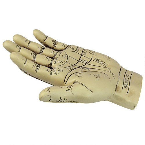 The Palmistry Hand Statue - 8" | Christmas Central