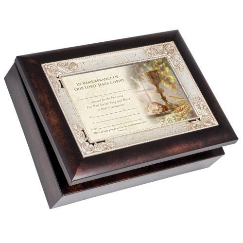 Holy First Communion Musical Box - 8" - Ave Maria | Christmas Central