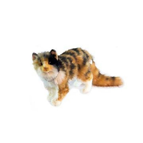 Set of 2 Handcrafted Calico Cat Stuffed Animals 24.25" | Christmas Central