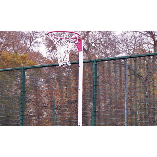 Pink Socketed Netball Posts | Harrod Sport