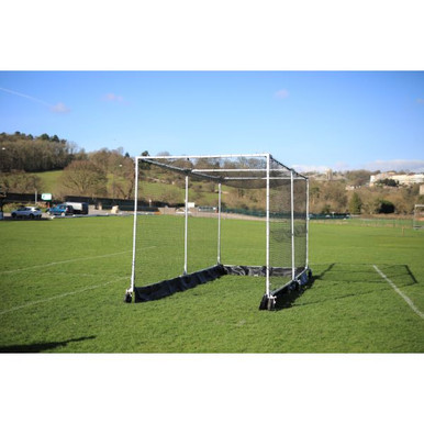 Galvanised Mobile Cricket Frame 3m x 3m x 7.2m with 6 Wheels