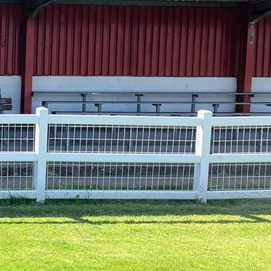 Double Mesh Football Pitch Fencing | Duralock