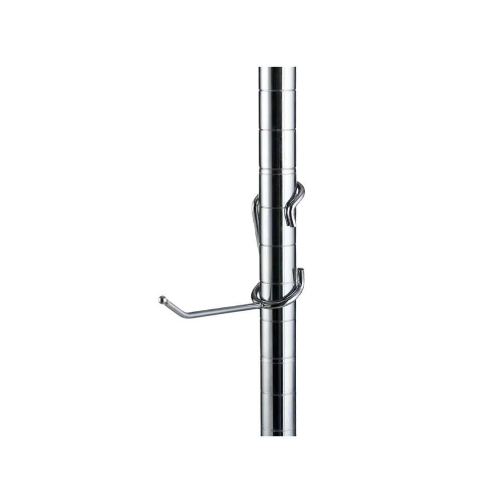 PoleHooks 4 Inch All Purpose Hook - Chrome - 5-Pack - Keep Your Cool ...