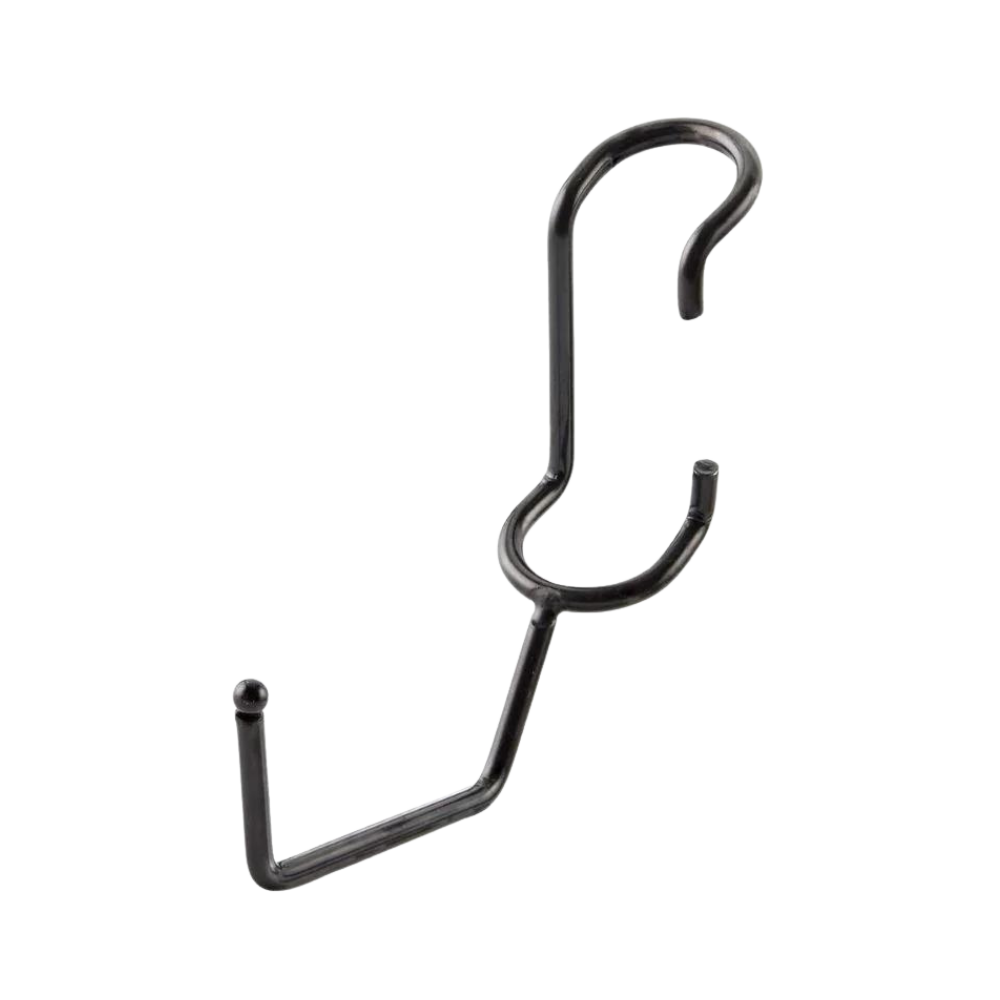 PoleHooks Utility Hanger Hook - Black- 5-Pack - Keep Your Cool ...