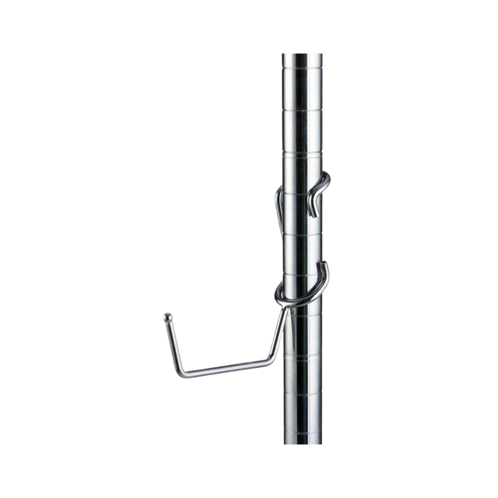 PoleHooks Utility Hanger Hook - Chrome - 5-Pack - Keep Your Cool ...