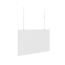 Hanging Acrylic Safety Barrier - Keep Your Cool! - GasketGuy.com