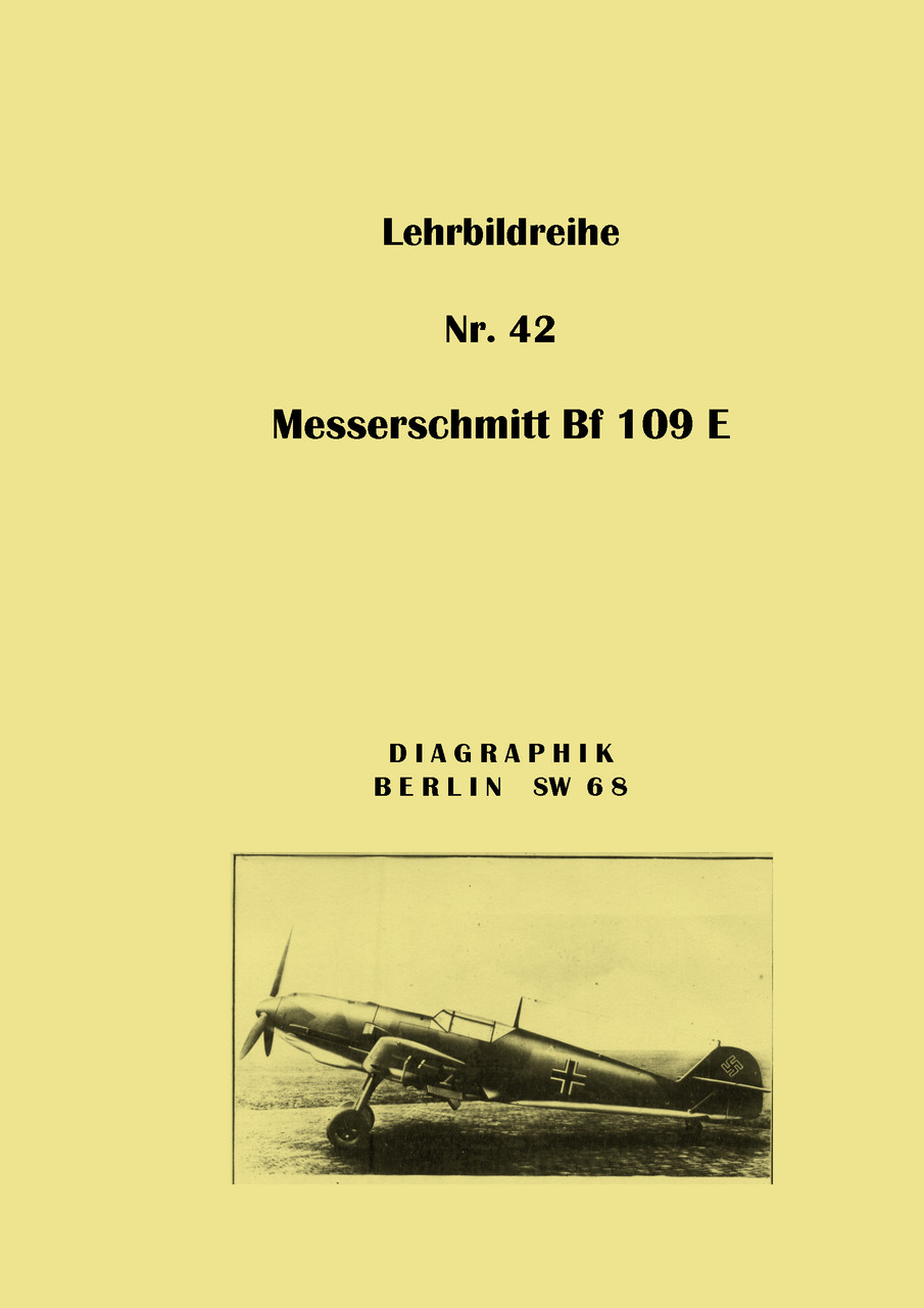 Messerschmitt Bf 109 E Aircraft Instructional Image Series manual ...