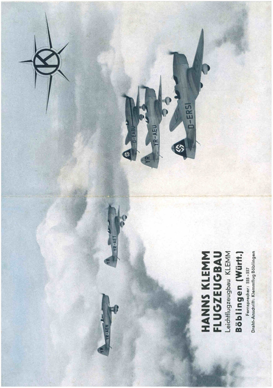 Klemm Multi-Aircraft brochure