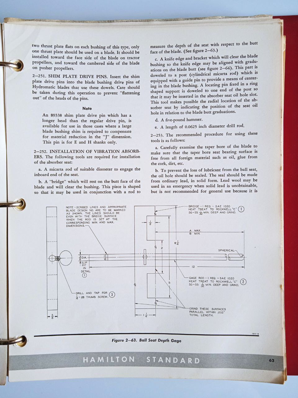 Hamilton Standard Aircraft Propeller Alluminum Blade Overhaul Manual ...