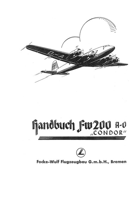 Focke-Wulf Fw 200 Condor Manuals Collection