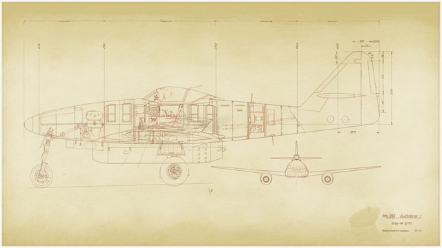 Messerschmitt Me 262 Blueprints