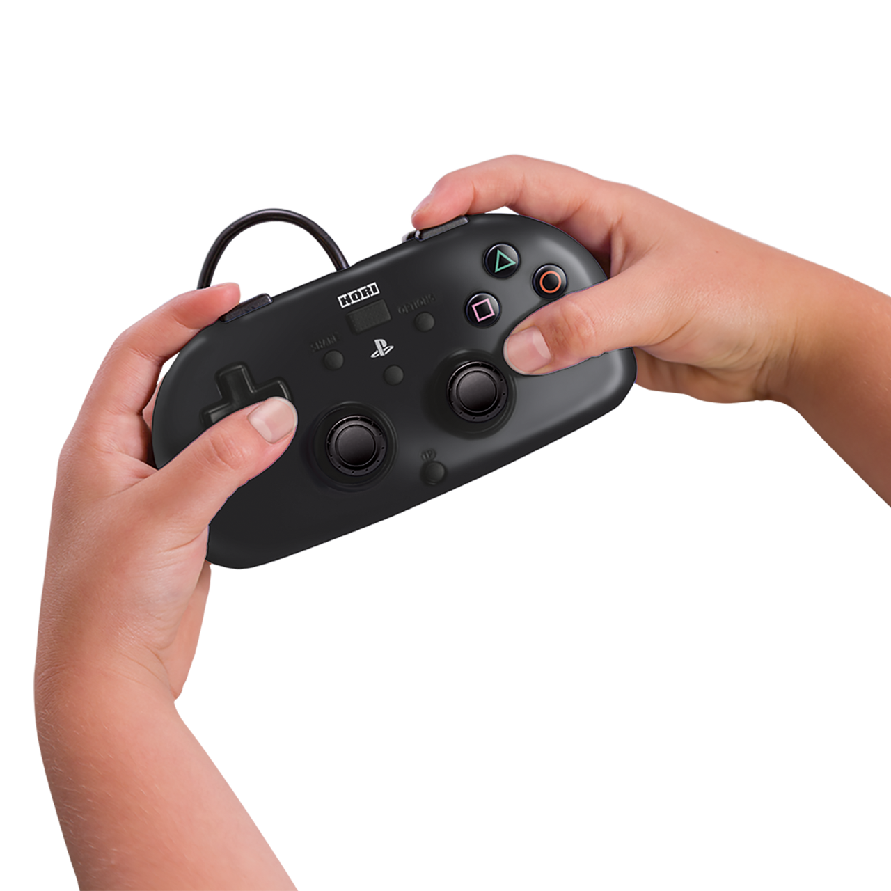 Wired Mini Gamepad (Black) for PlayStation®4 - HORI UK