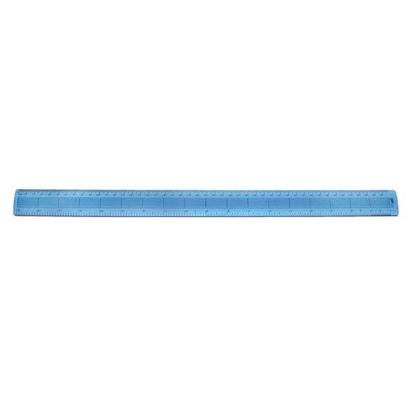 Helix Shatter Resistant Ruler Gridded 45cm Blue (Pack of 10) L28040 ...