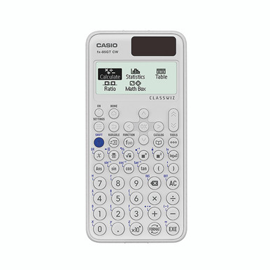 Casio FX-85GT CW ClassWiz Scientific Calculator Dual Powered White ...