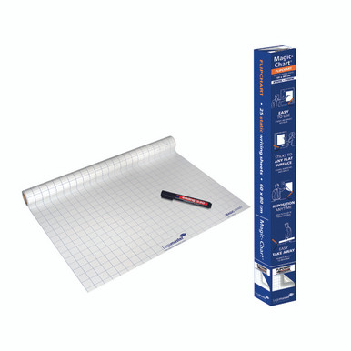 Legamaster Magic Chart Gridded Roll White 600x800mm 1590-00 - 9to5 Supplies