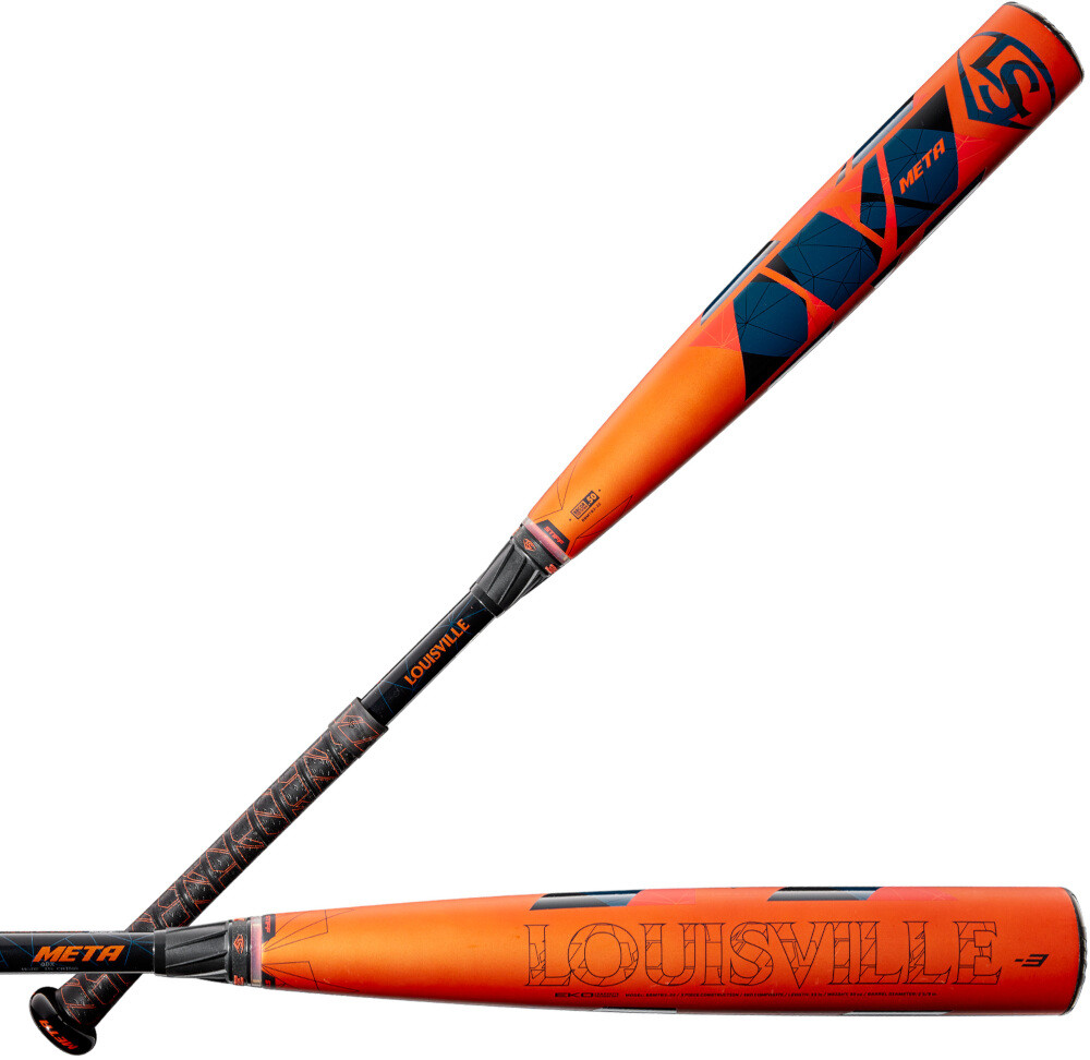 2022 Louisville Slugger META Adult Balanced BBCOR Baseball Bat (-3oz ...