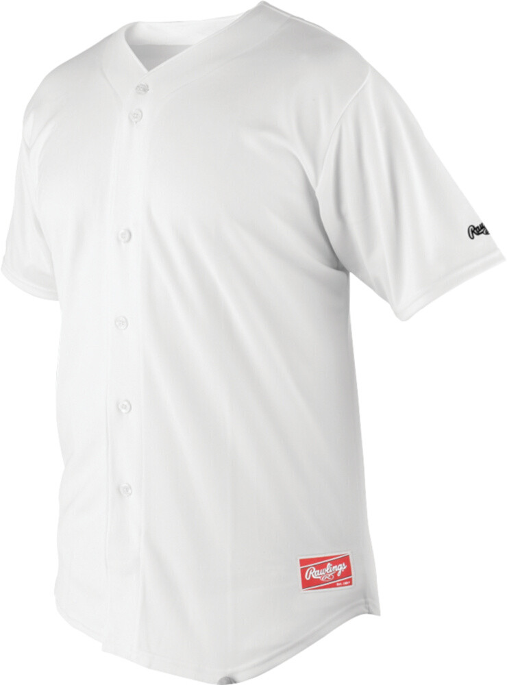 Rawlings Adult Plated Full Button Jersey RBJ150