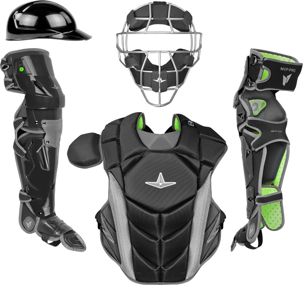 All-Star MVP Pro Series Adult Catcher's Gear Set w/ Traditional Facemask