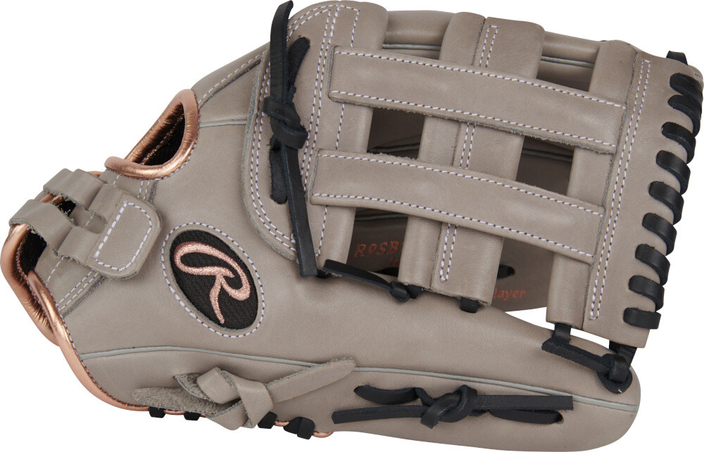 12 Inch Rawlings R9 ContoUR Women’s Fastpitch Softball Glove - Gray ...