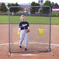 Jugs Faspitch Softball Pitching Screen S1010 Instant Snap