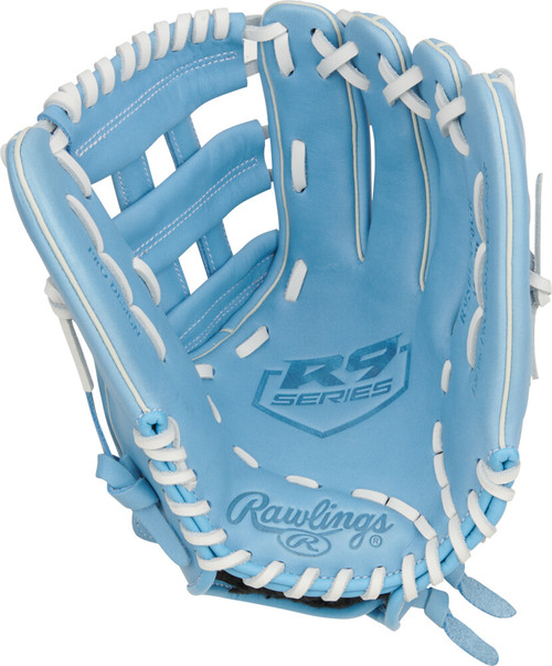 12 Inch Rawlings R9 Women’s Fastpitch Softball Glove - Columbia Blue