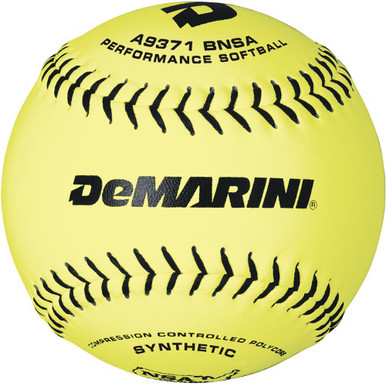 DeMarini WTA9371BNSA 11 Inch NSA Synthetic Leather Slowpitch Softball