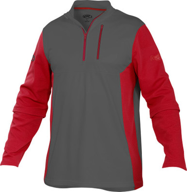 Rawlings Apparel TECHF Adult Quarter Zip Fleece Pullover
