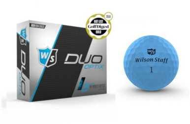 Wilson Staff Duo Soft Optix 2 Dozen Breakneck Blue Golf Balls - Free ...