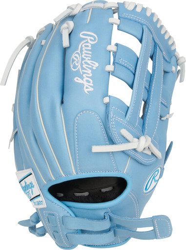 12 Inch Rawlings R9 Women’s Fastpitch Softball Glove - Columbia Blue