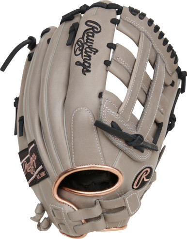 12 Inch Rawlings R9 ContoUR Women’s Fastpitch Softball Glove - Gray ...