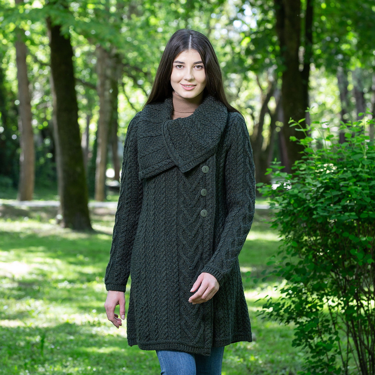 Classic Cable Coat | SAOL | SaolKnitwear.com